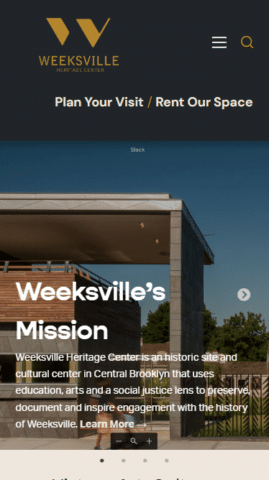 New Showcase Site for The Society for the Preservation of Weeksville ...
