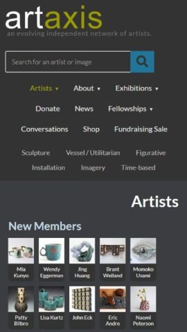 A New Section Helps ArtAxis Efficiently Showcase New Artists