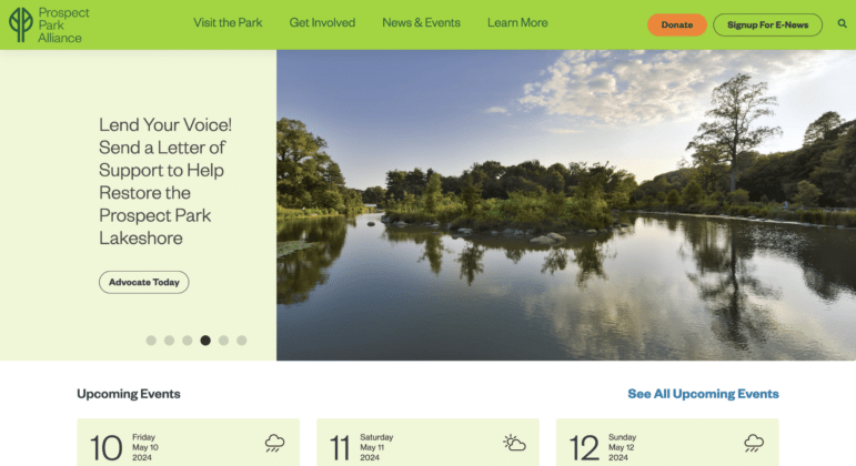 Prospect Park Alliance Accessibility Reskin Showcases New Branding and ...