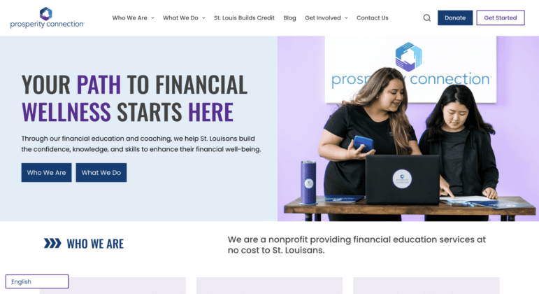 Helping Prosperity Connection Enhance Financial Knowledge in St. Louis with a Modernized Website ...