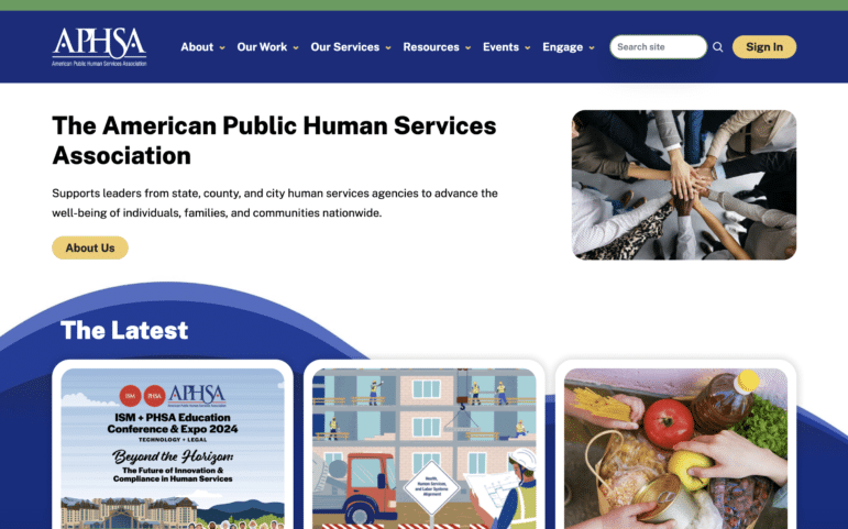 APHSA's Website Redesign Enhances User Experience and Modernizes Design ...